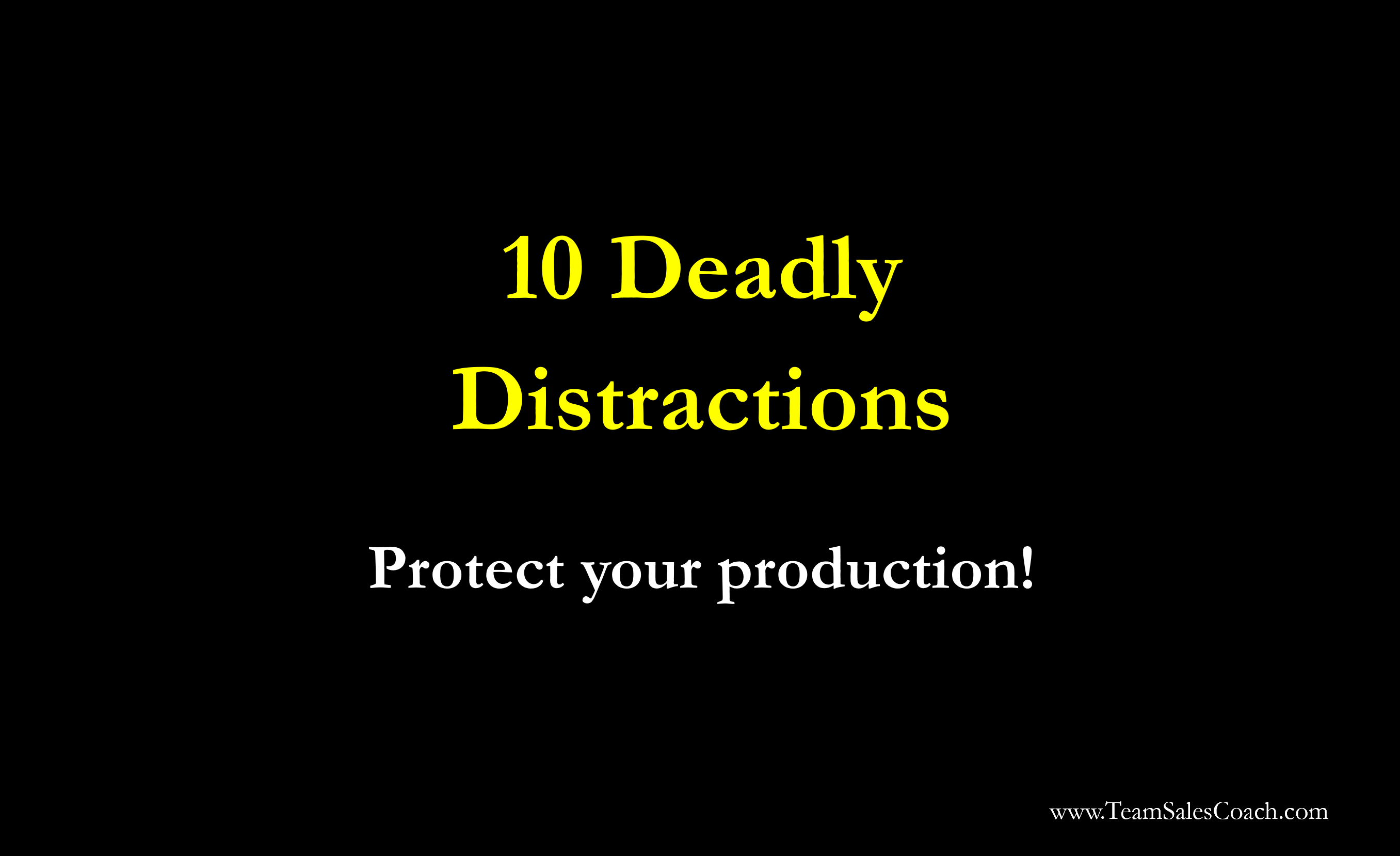 The War Begins Now! - Team Sales Coach