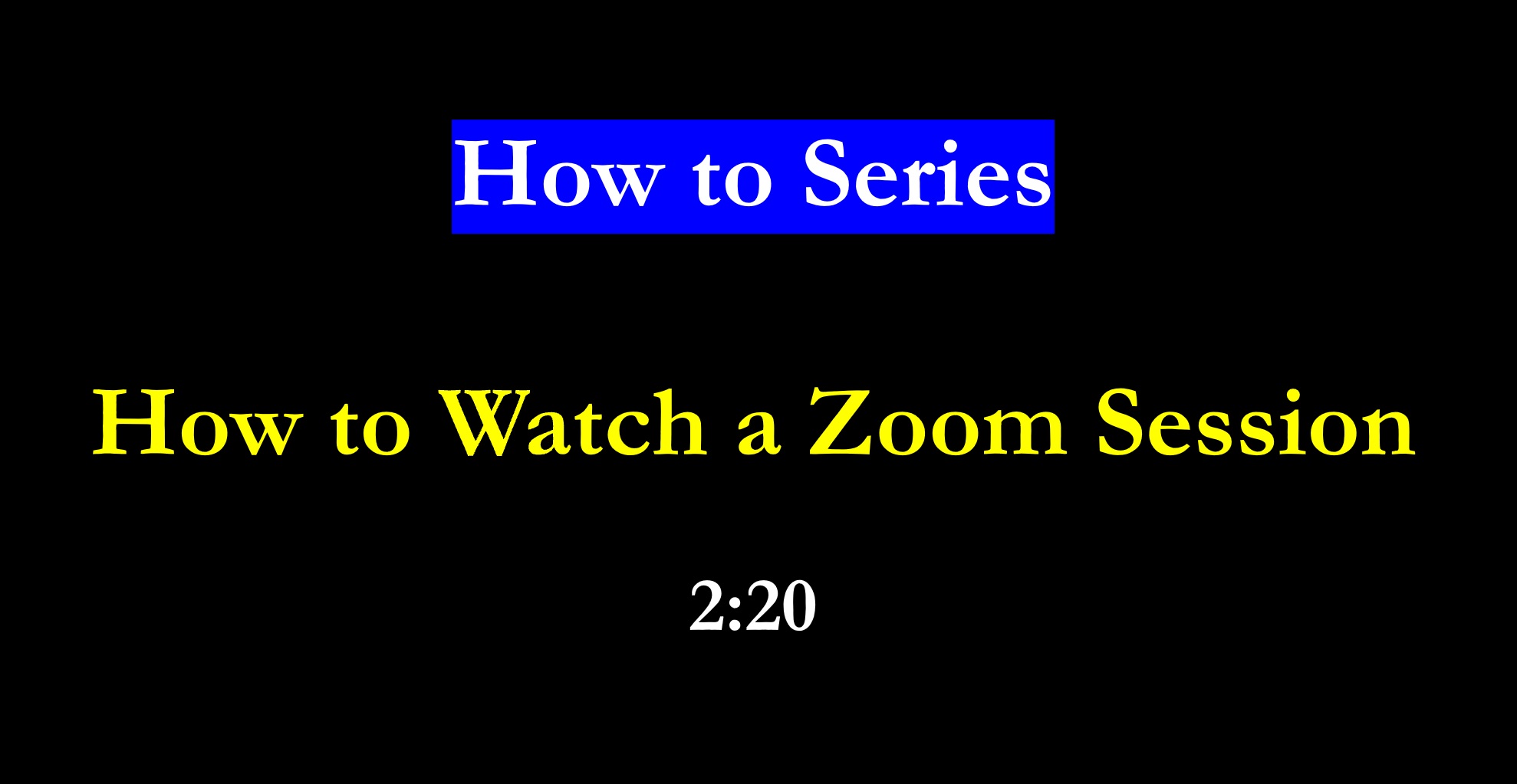 How to Watch a Zoom Session "Live" - Team Sales Coach